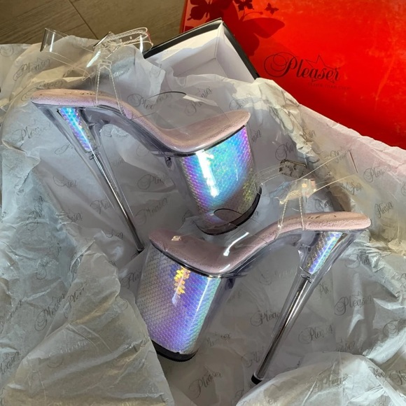 Pleaser | Shoes | Hologram Mermaid Flamingo 88 | Poshmark